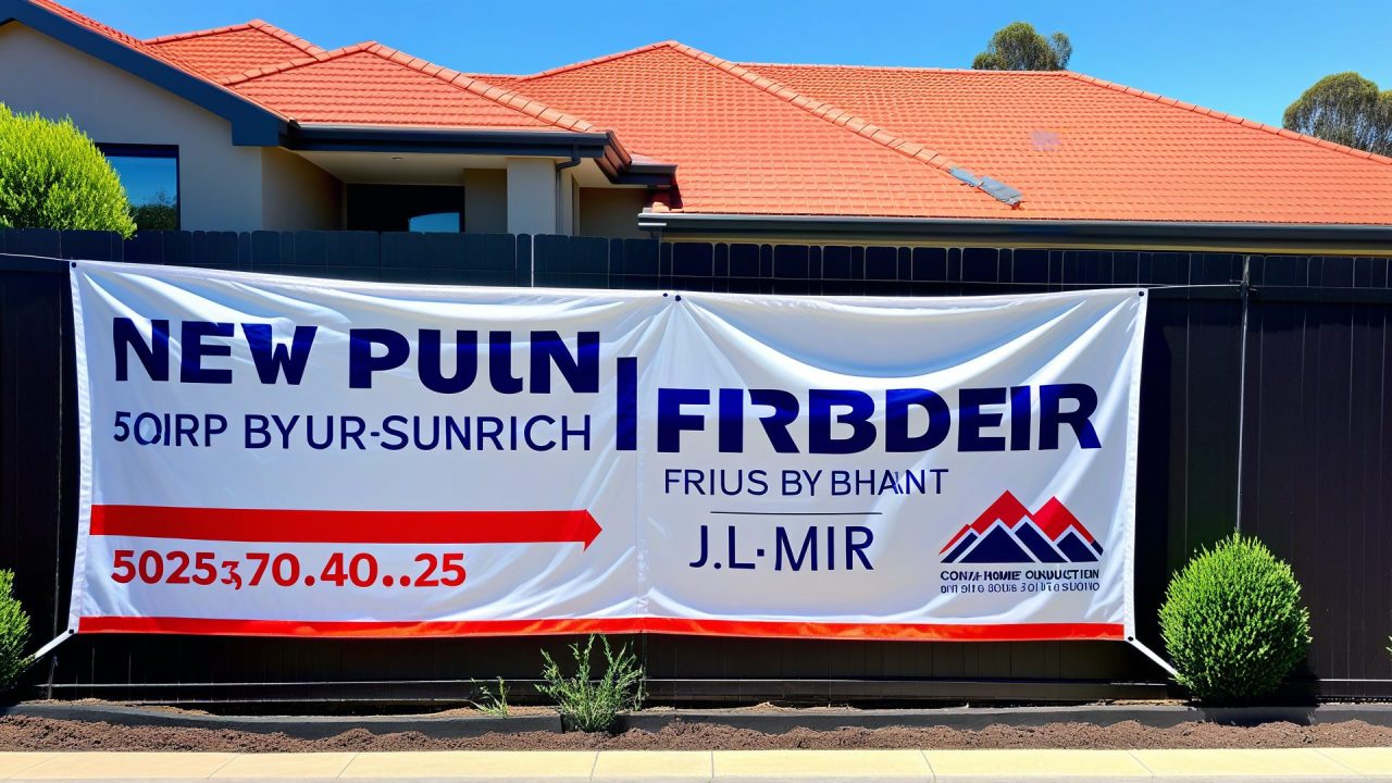 Construction Site Banners – BannerFlag Production Pty Ltd